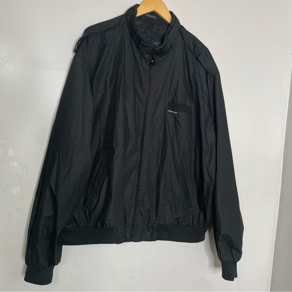 Members Only | Jackets & Coats | Vintage Members Only Mens Xxl Black ...